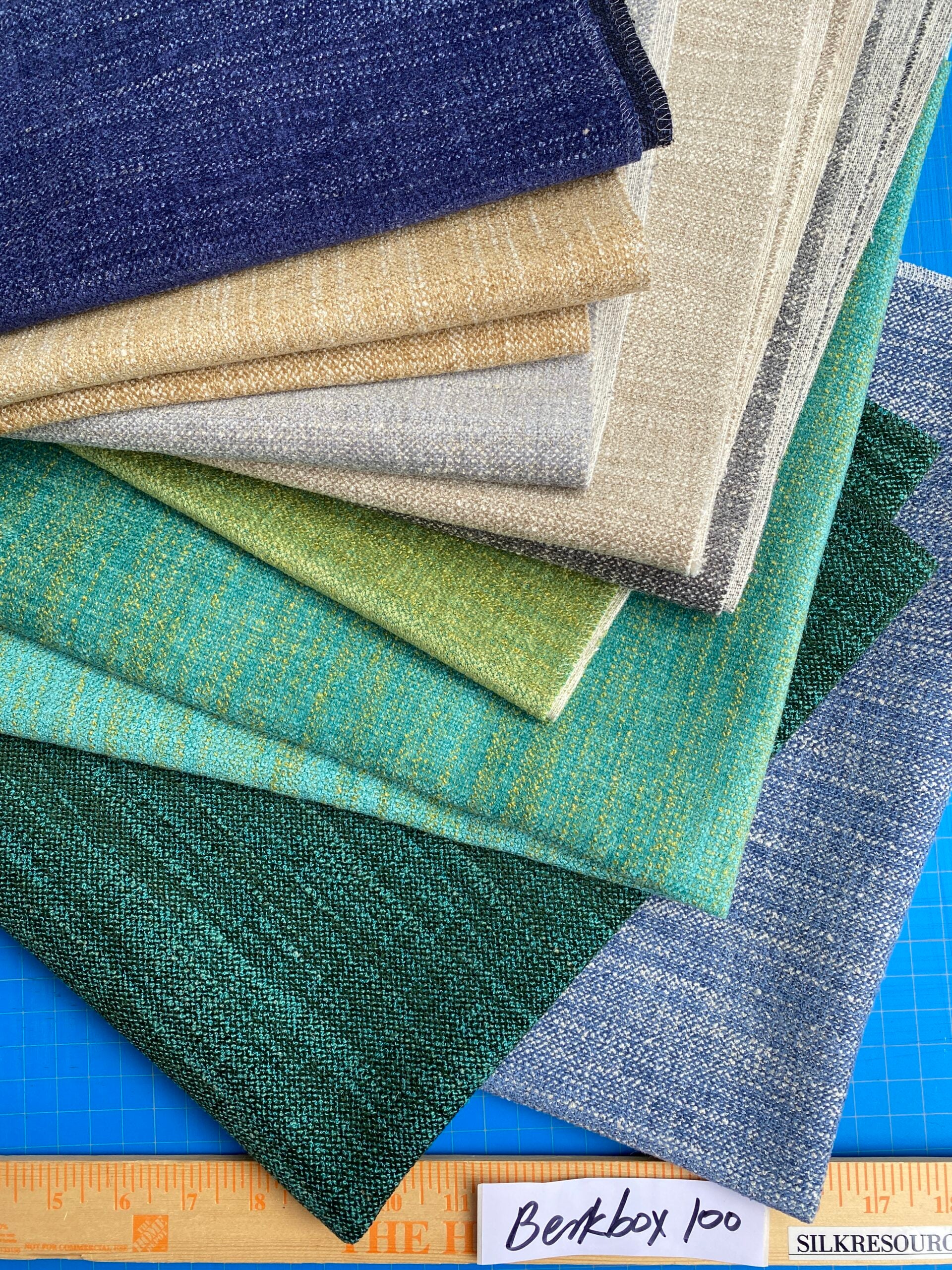 20 Berkbox100 Square Plain Texture by Grey Watkins Tamil Ultramarine C ...