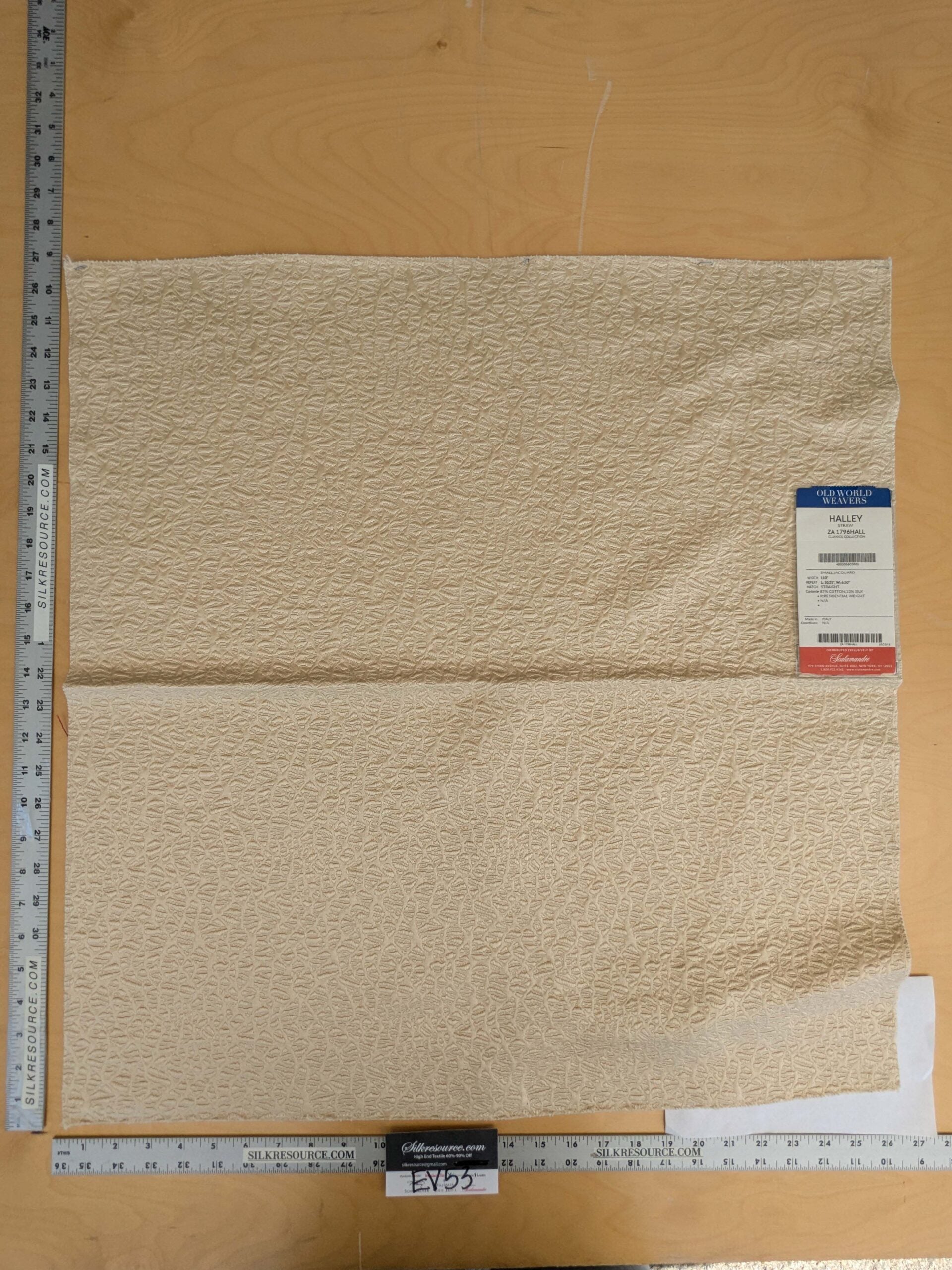 Scalamandre Old World Weavers Halley Matelasse - Straw Ivory – Silk ...