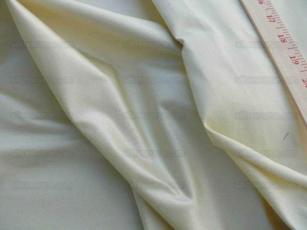 Yd Bridal Silk Satin - Cream White – Silk Resource